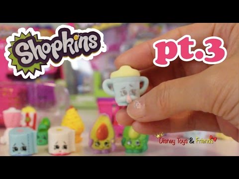 SHOPKINS SEASON 2 PART 3 (Three 12 Packs Shoppin' Cart Bakery Small Mart) 4 Ultra Rare 4 Fluffy Baby