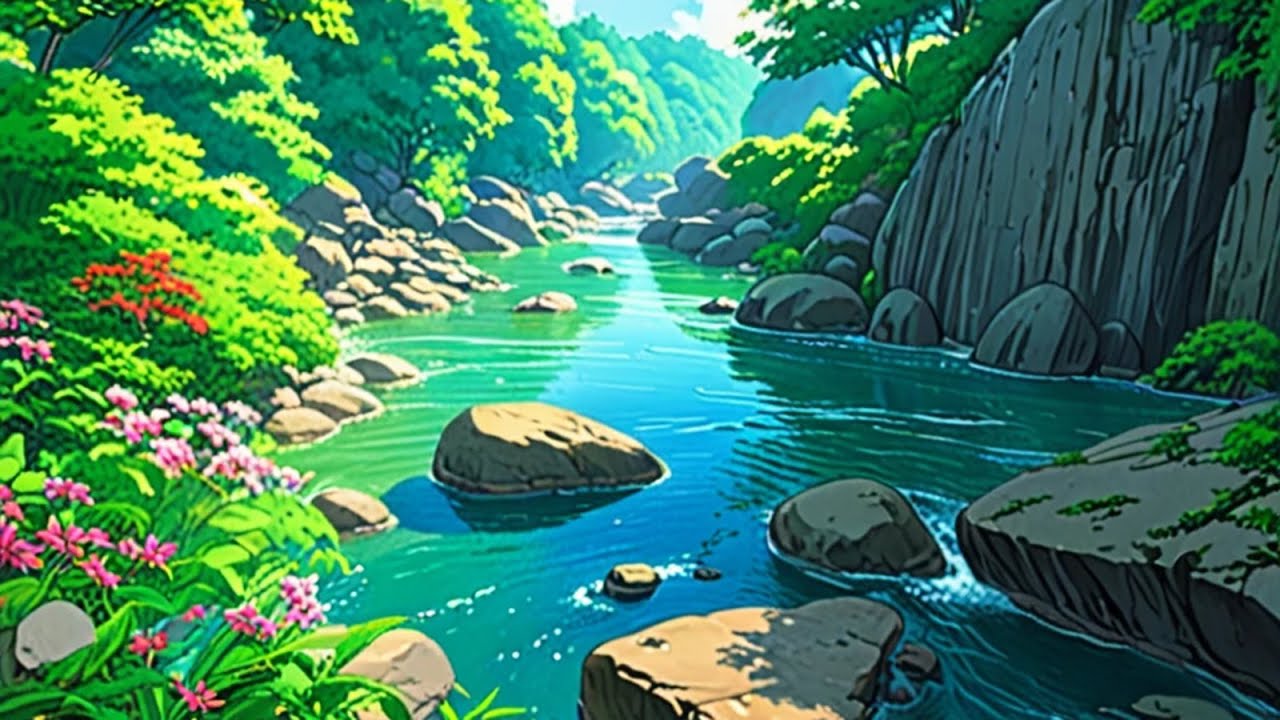 Soft River Stream: A Relaxing Nature Retreat - The Sound of Serenity ...