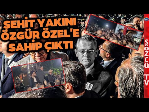 Özgür Özel'e Şehit Cenazesinde Büyük Tepki! Şehit Yakını Sloganlara Böyle Cevap Verdi