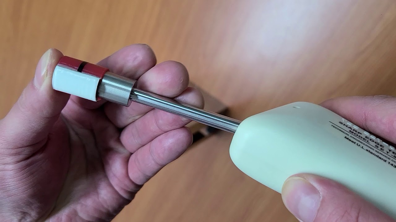 Sharp edge test Video - YouTube