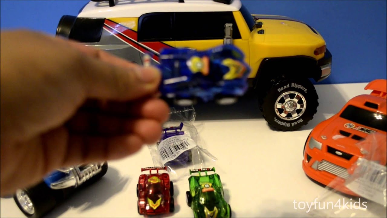 Toy Cars Learning Colors - YouTube