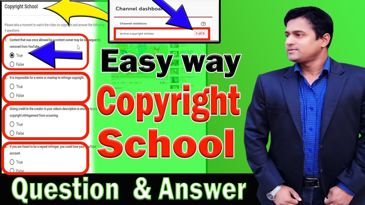 How To Answer Copyright School All Questions In Bangla । Copyright ...