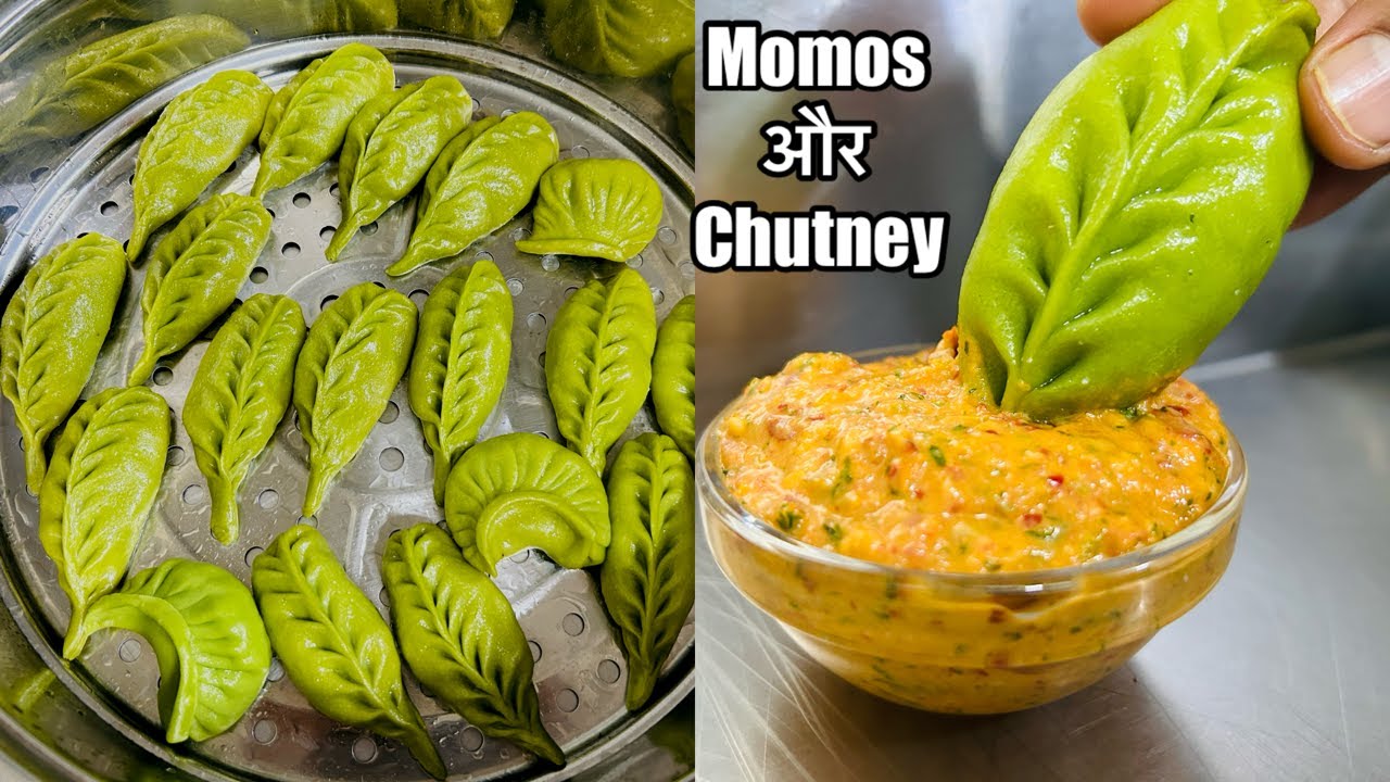 Paneer Momos Recipe | Restaurant Style Momos | Green Momos | Veg ...