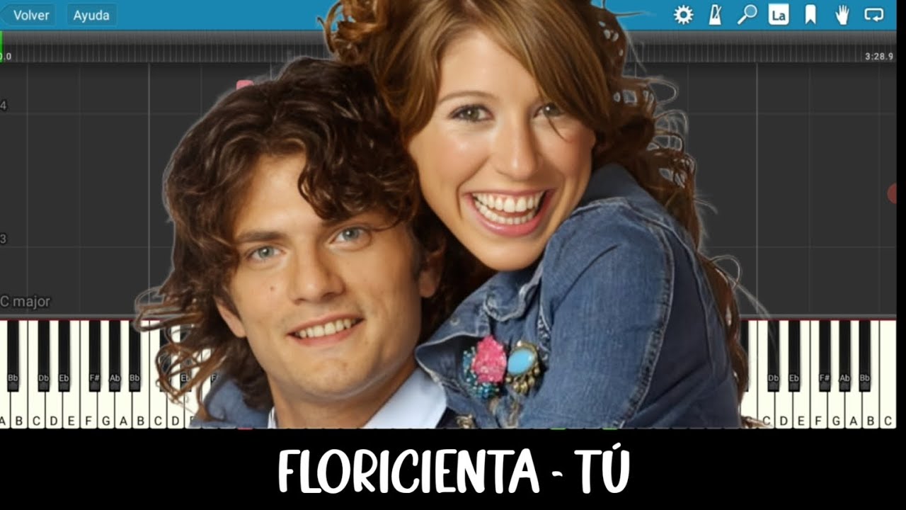 Floricienta - Tú (Tempo 174, Tono Bm, Compás 6/4) - Piano Tutorial ...