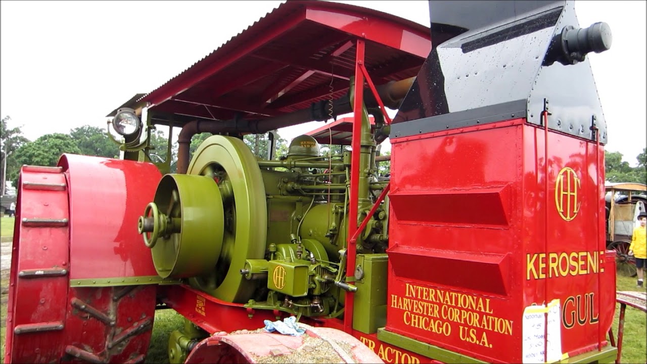 Starting an International Mogul 30 60 Tractor! - YouTube