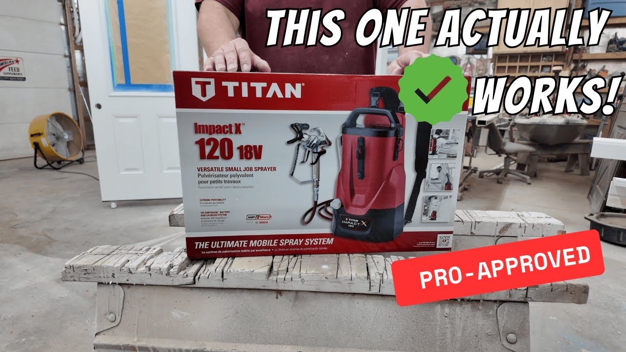 Titan Impact X 120 | Real-World Pro Review & Spray Test - YouTube