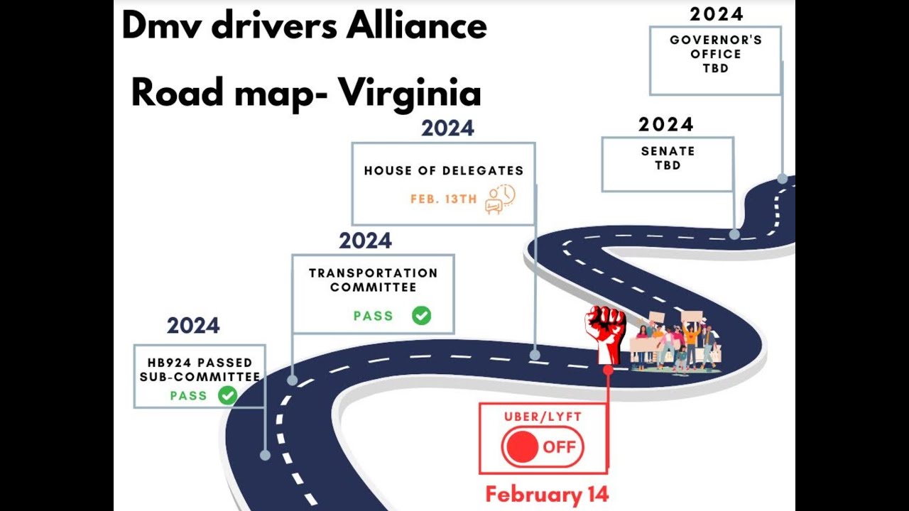 Virginia Road map. a great example to follow for each STATE Uber and ...