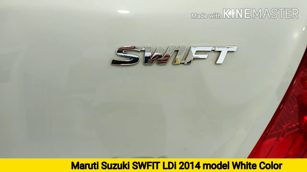 #Sale Swift LDi 2014 model White Color - YouTube