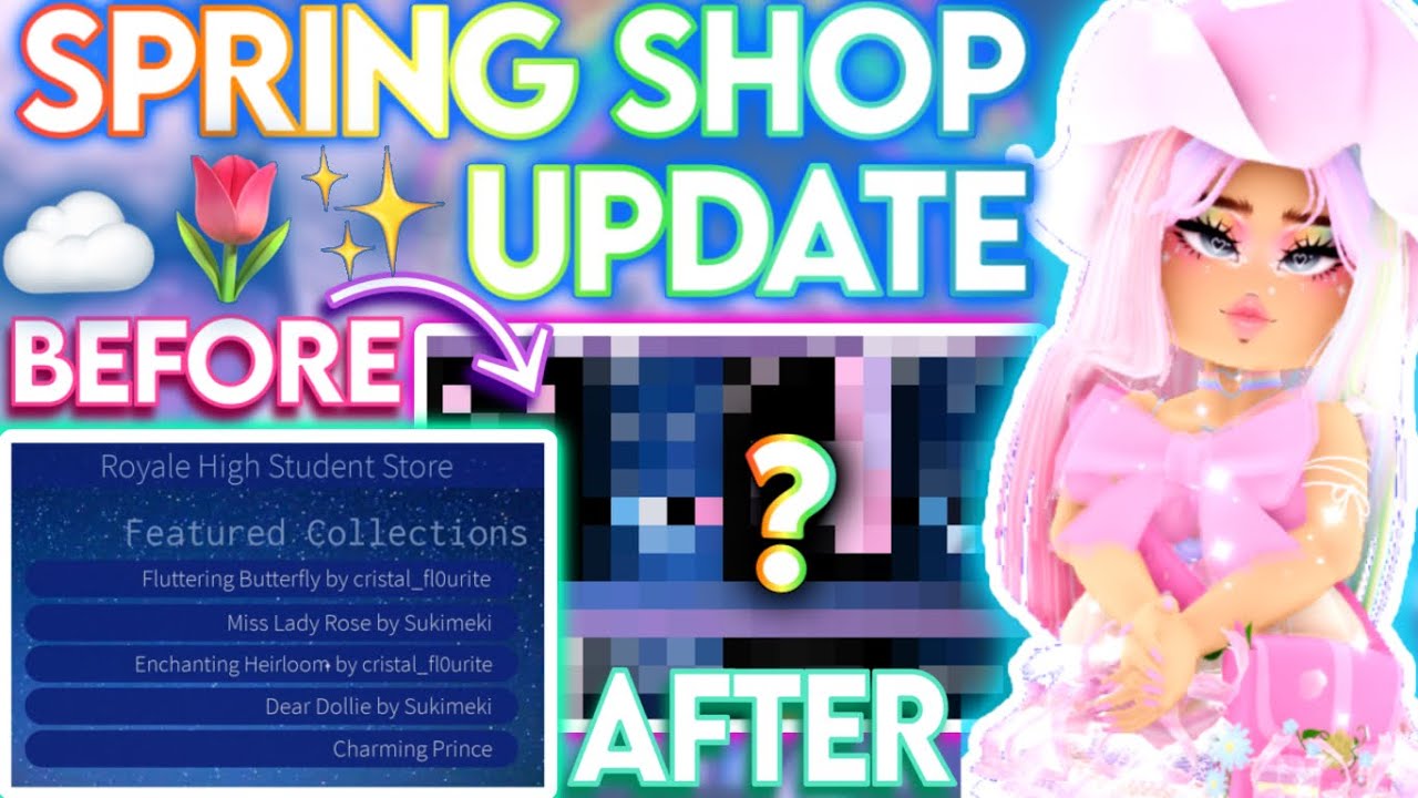 NEW SPRING SHOP UPDATE IN ROYALE HIGH SOON! New set added, items ...