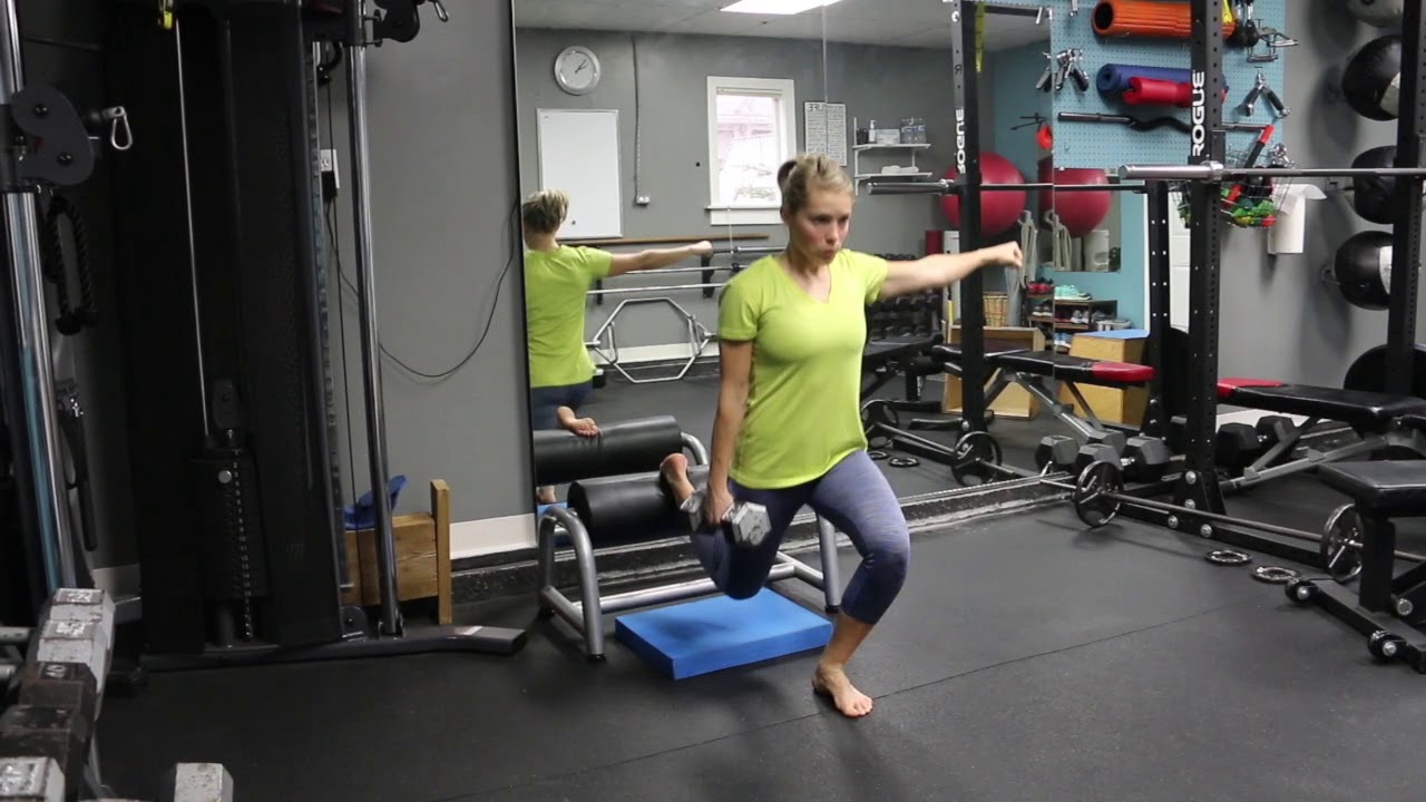 Offset Bulgarian Split Squat - YouTube