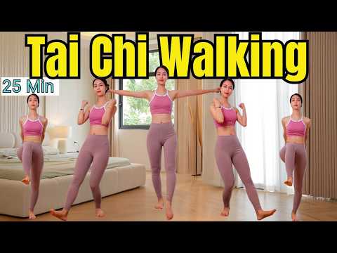 25-Min Full Body Tai Chi Walking 🔥 Burn Belly Fat, Lose Weight & Improve Flexibility