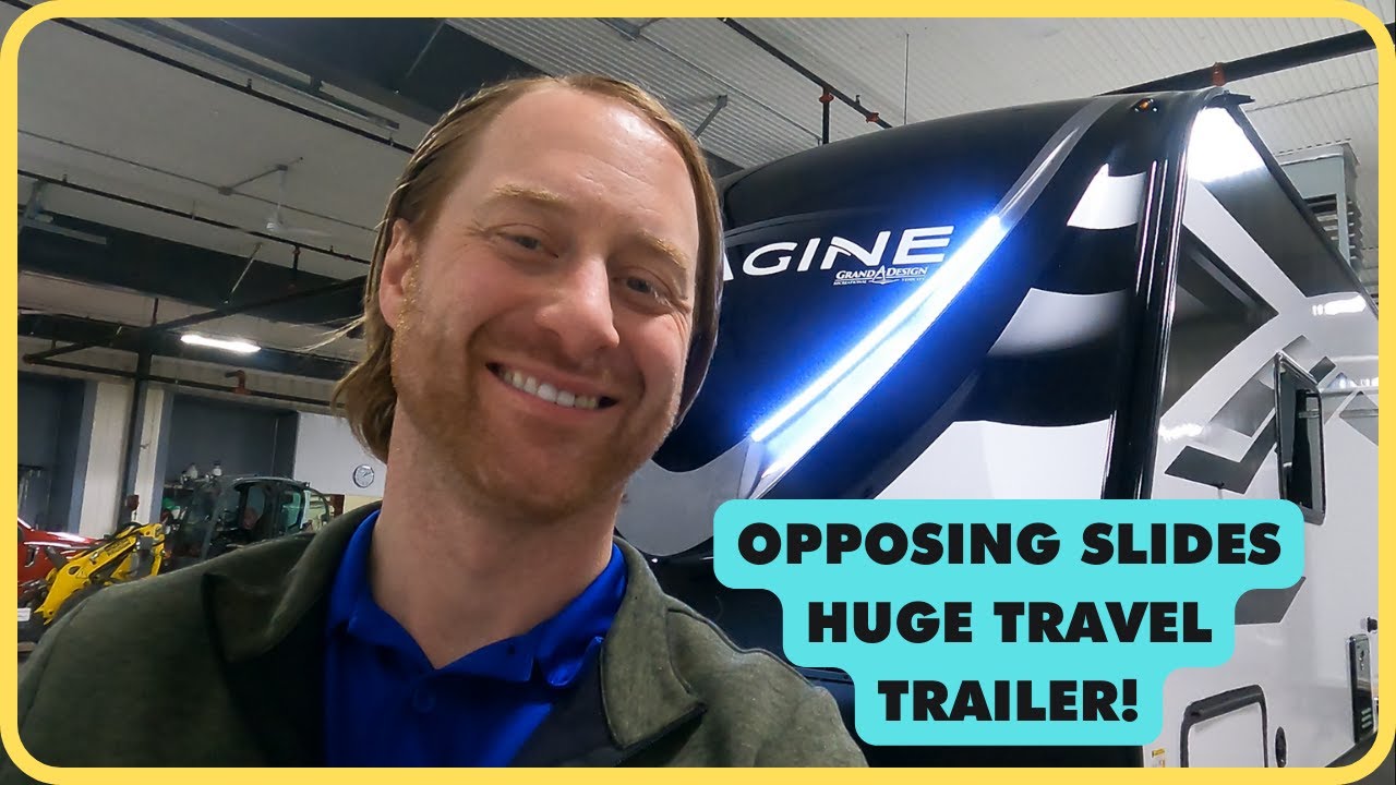 Huge Opposing Slide Rear Living Travel Trailer! 2023 Grand Design ...