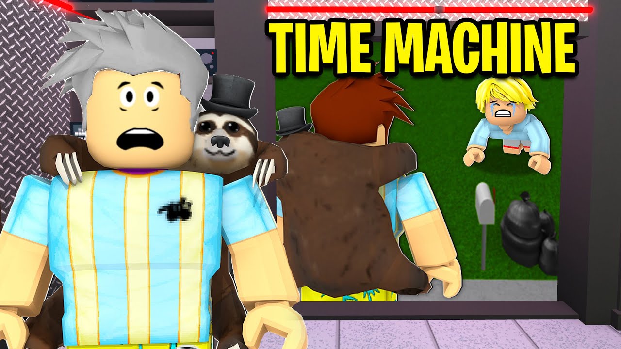 I Found A TIME MACHINE.. I Saved My BABY! (Roblox) - YouTube