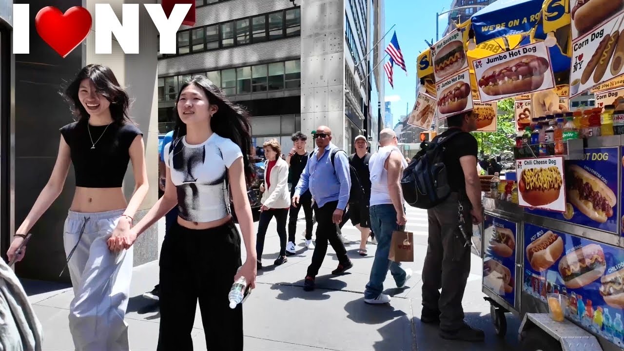 Hot Day In The City Broadway Manhattan New York City🗽 - YouTube