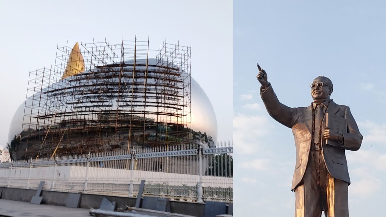 Dr BR Ambedkar Statue In Hyderabad-125 Ft Statue | Amara Veerula New ...