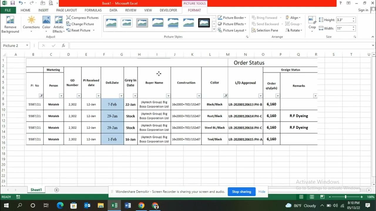 how to insert picture in excel, how to insert photo or image in excel ...