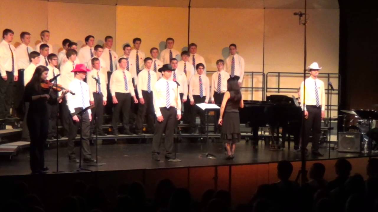 Fiddle--Anna with Varsity men's Choir - YouTube