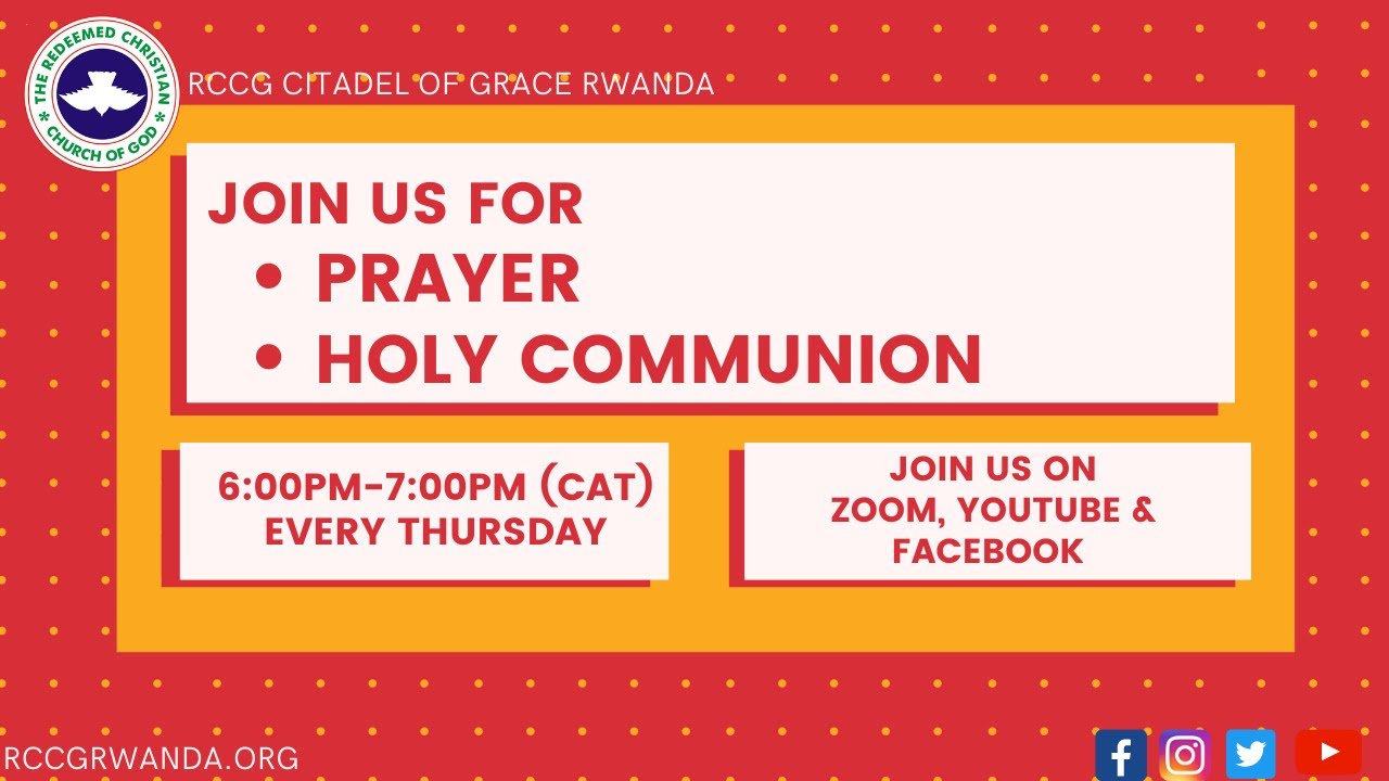 FAITH CLINIC | 10/6/2021 | RCCG RWANDA - YouTube