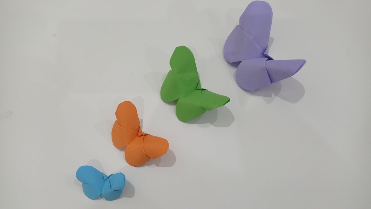 Handmade Butterfly | How to make beautiful paper butterfly | Handmade ...