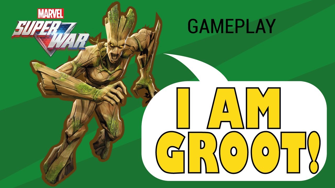 I am Groot Gameplay Marvel Super War Indonesia - YouTube