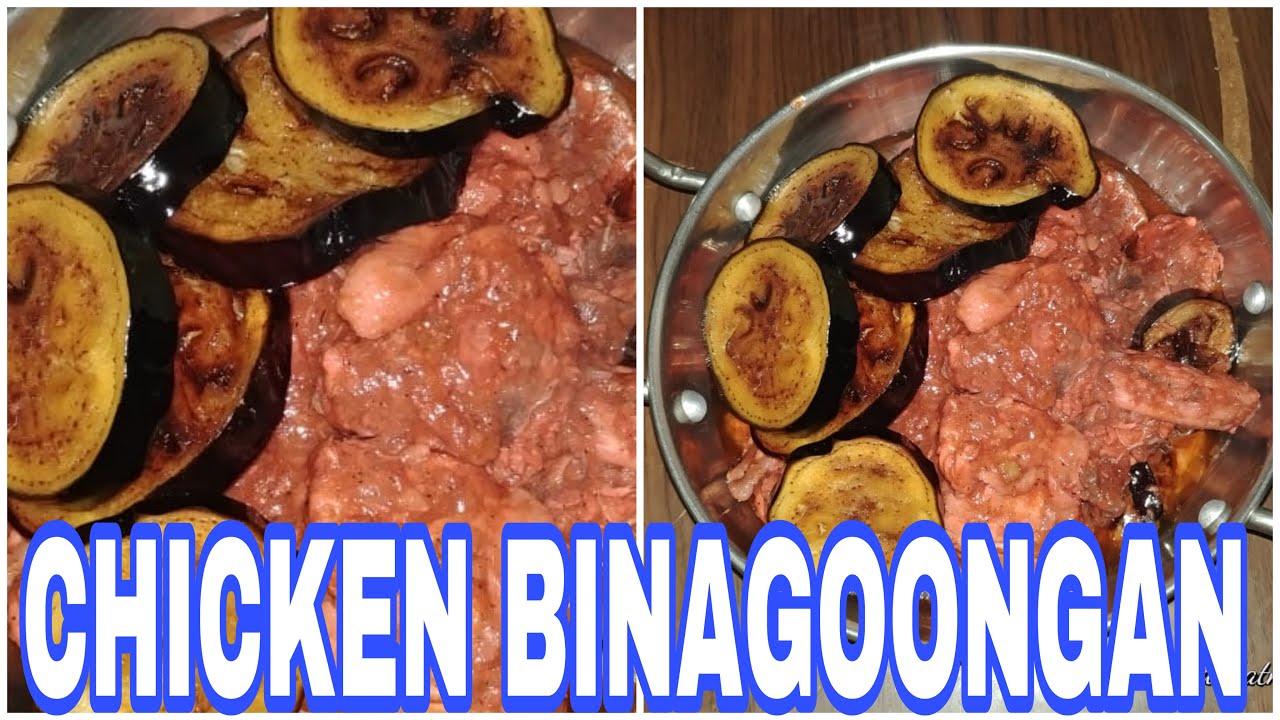 CHICKEN BINAGOONGAN with FRIED EGGPLANT | BINAGOONGANG MANOK | RNB ...