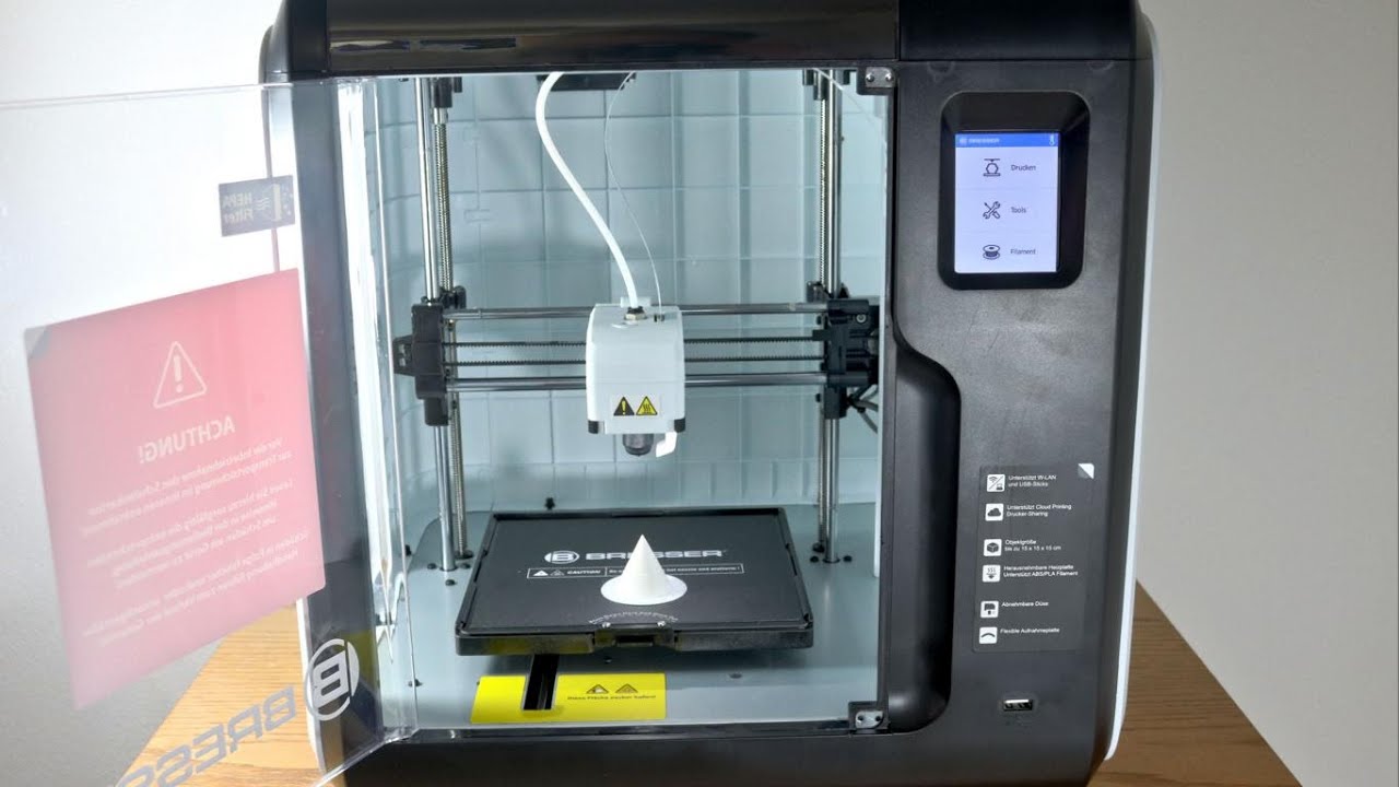 Bresser Rex 3D-Drucker – Auspacken und Vorbereiten - YouTube