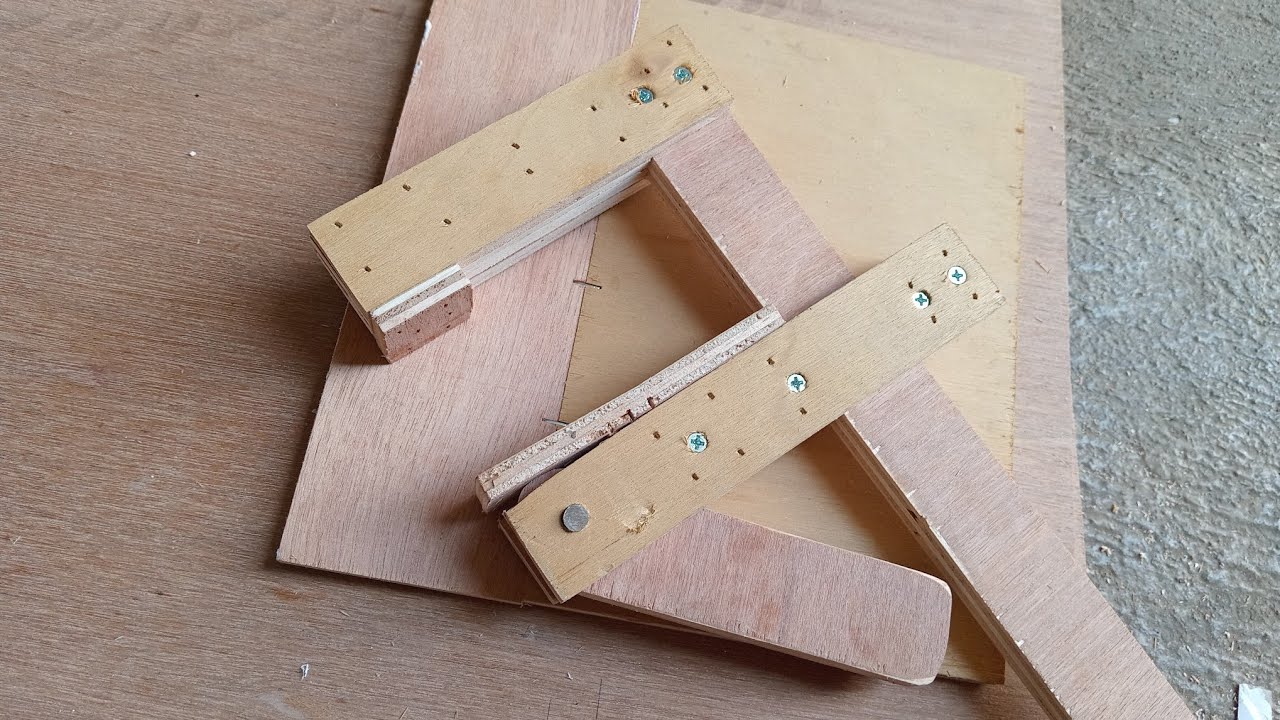 alat pertukangan /klam/ catok kayu tanpa baut ,woodworking diy - YouTube