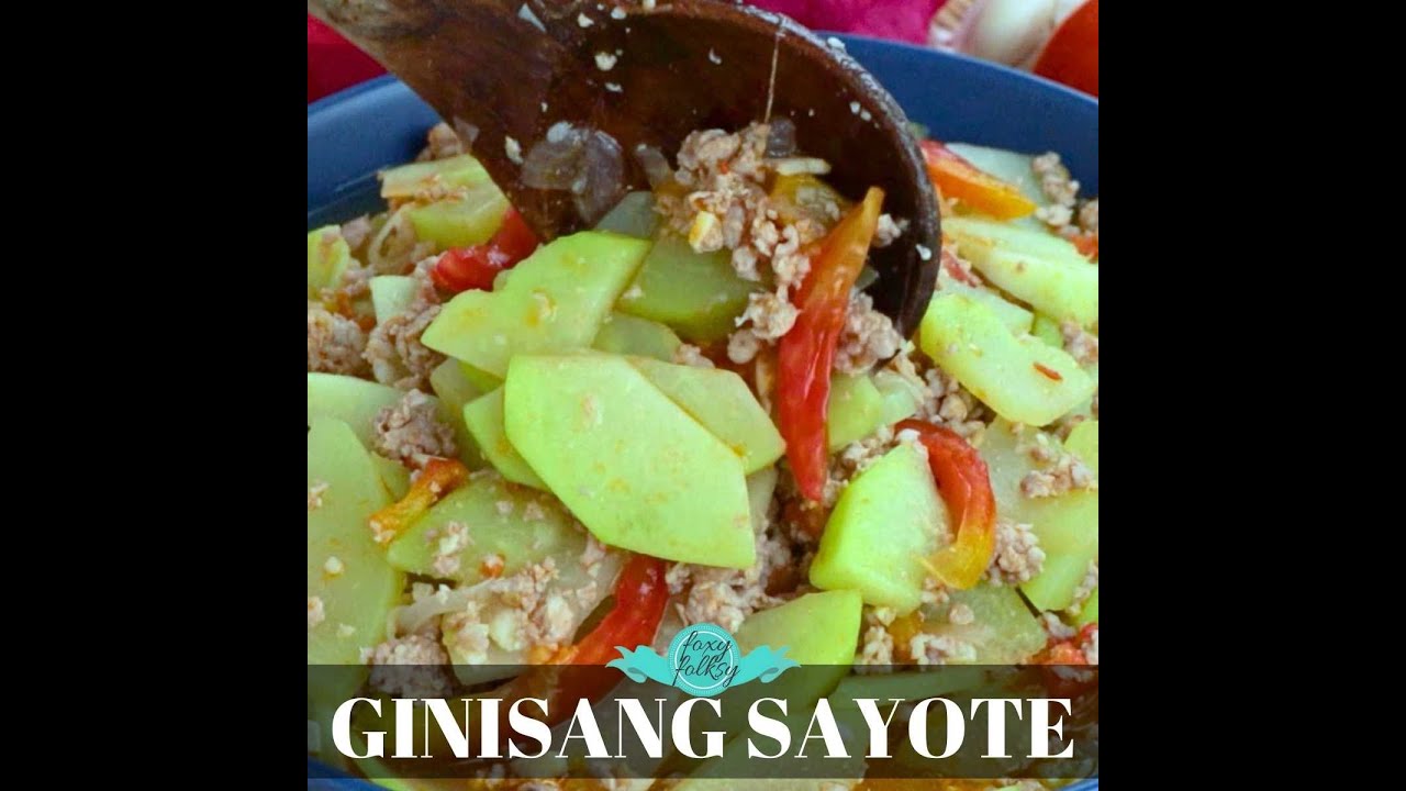 Ginisang Sayote - YouTube