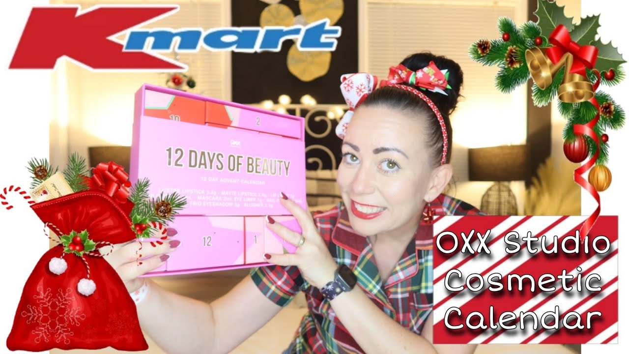 KMART OXX STUDIO COSMETIC CALENDAR REVIEW 😄 - YouTube
