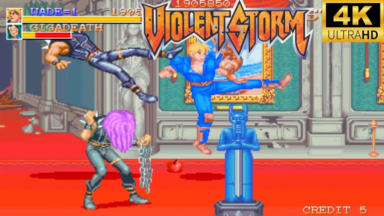 VIOLENT STORM (ARCADE) - O FINAL FIGHT DA KONAMI? - YouTube