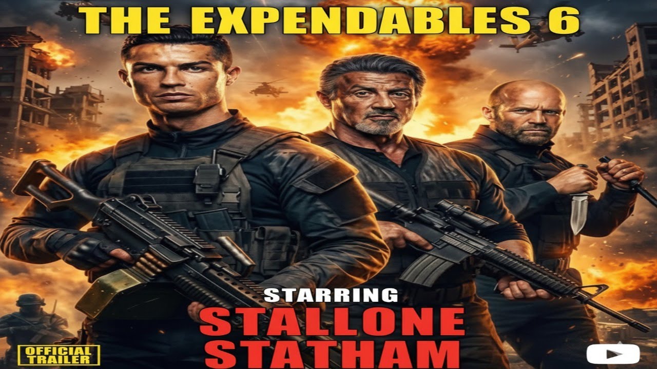 💥 The Expendables 6: Cristiano Ronaldo, Sylvester Stallone & Jason ...
