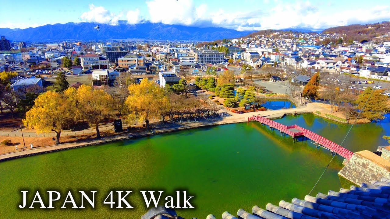 【4K】Japan Walking Tour - Local City Surrounded by Nature "Matsumoto ...