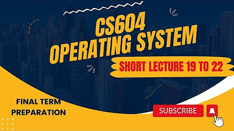 CS604 Short Lectures - YouTube