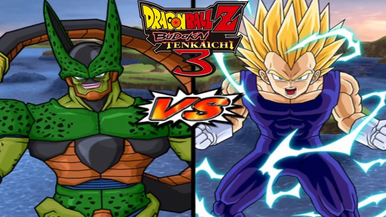 Semi Perfect Cell vs SSJ2 Vegeta(Requested by ...