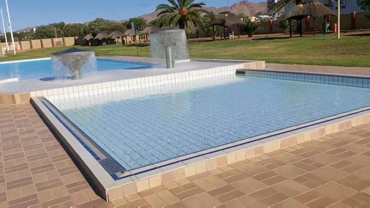 beautiful public swimming pool in windhoek - YouTube