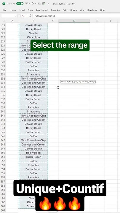 Unique+Countif #exceltips #exceltutorial #exceltricks #excelhacks @XLR8_UR_XL - YouTube