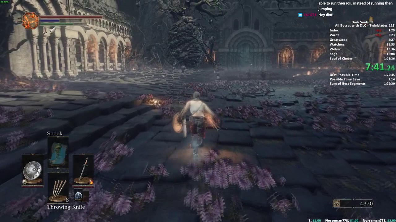 DS3 All Bosses Speedrun in 1:25:14 (Former Record)/Great Soul Dreg Meme ...