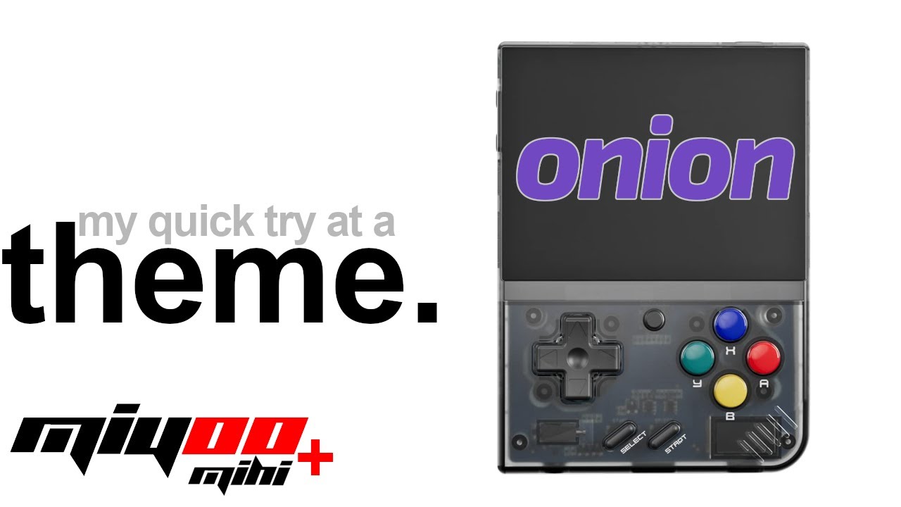 MIYOO MINI PLUS CUSTOM THEME - YouTube