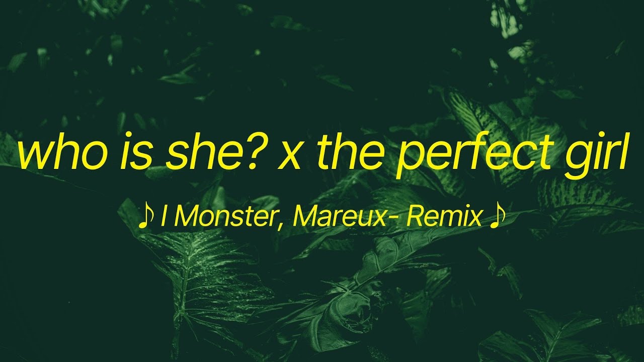 I Monster ft Mareux -Who Is She x The Perfect Girl (Lyrics)-oh who is ...