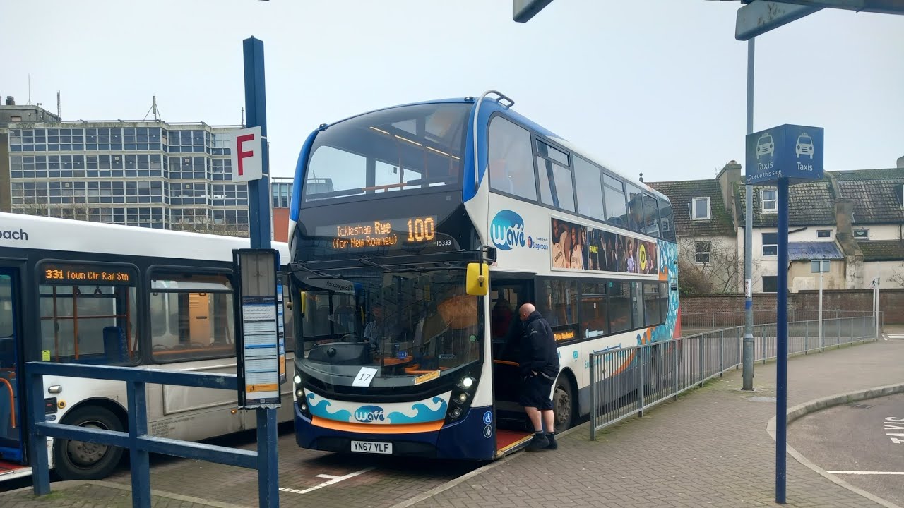 Onboard Stagecoach Bus 15333 (YN67 YLF) | Scania N250UD ADL ...