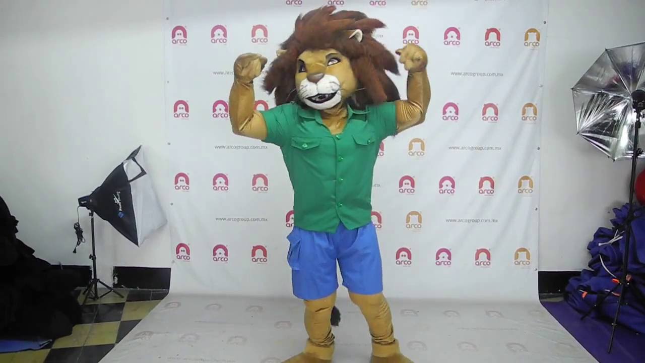 Leon Personaje en botarga Embajador de marca para Agencia de Viajes ...