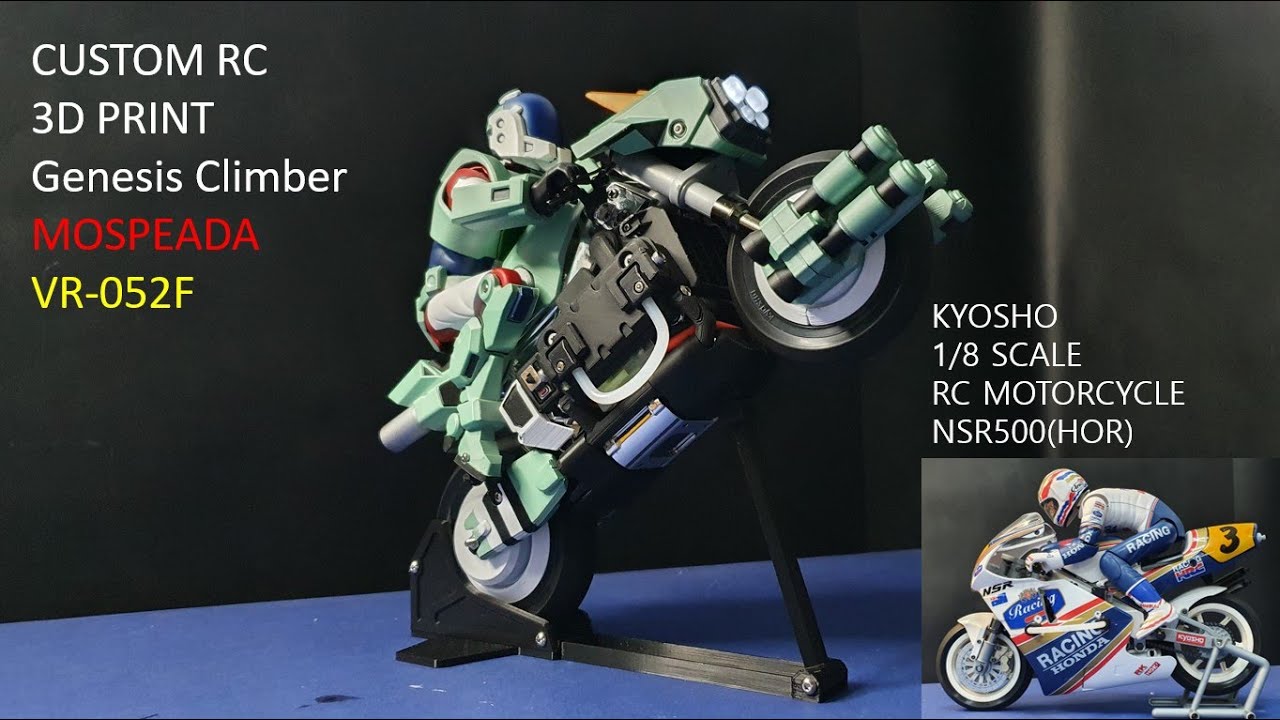 RC Motorcycle/Genesis Climber MOSPEADA/VR-O52F/kyosho NSR500(HOR)/3D ...
