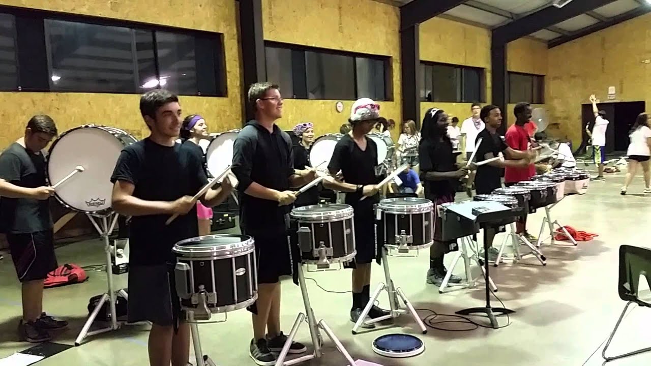Williams Field Drum Line 2014 *Band Camp* - YouTube