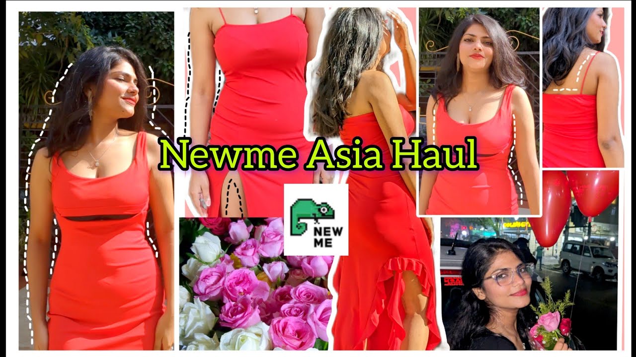 Trying All Red Dresses from NEWME🫶😍#newme |Worth Buying? - YouTube