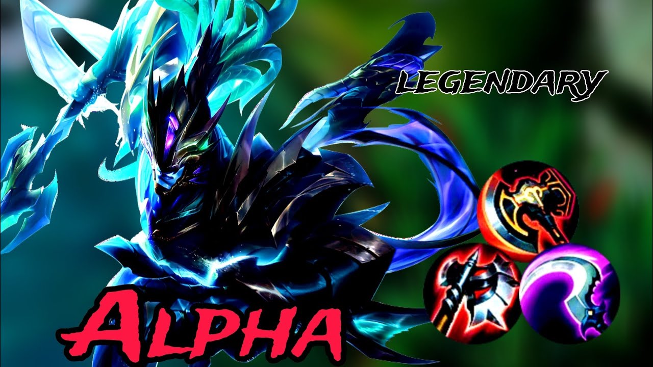 Alpha best emblem build set!! Alpha best lifesteal build - 💯% broken ...