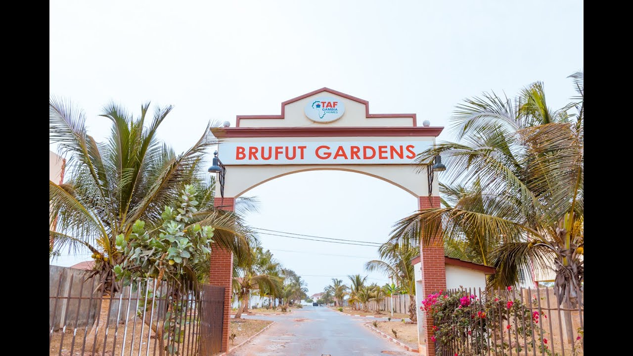 TAF Brufut Gardens Estate Gambia - YouTube