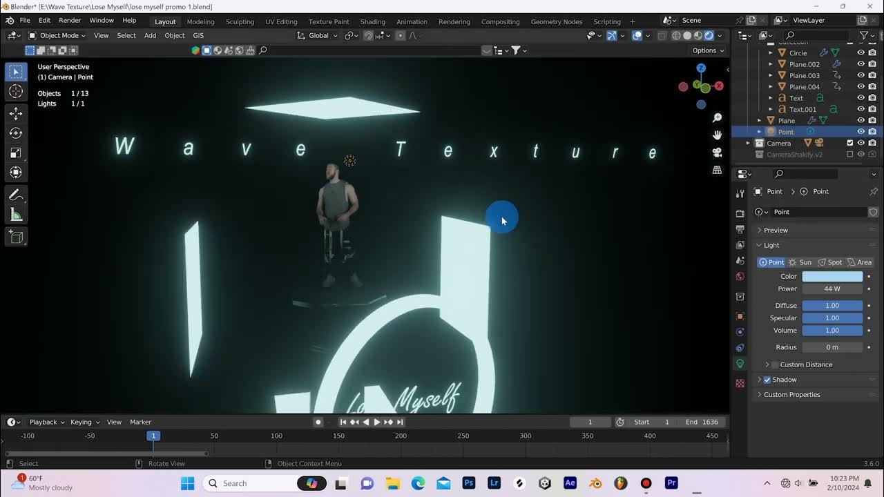 Fake Lighting in Blender with Green Screen Footage - YouTube