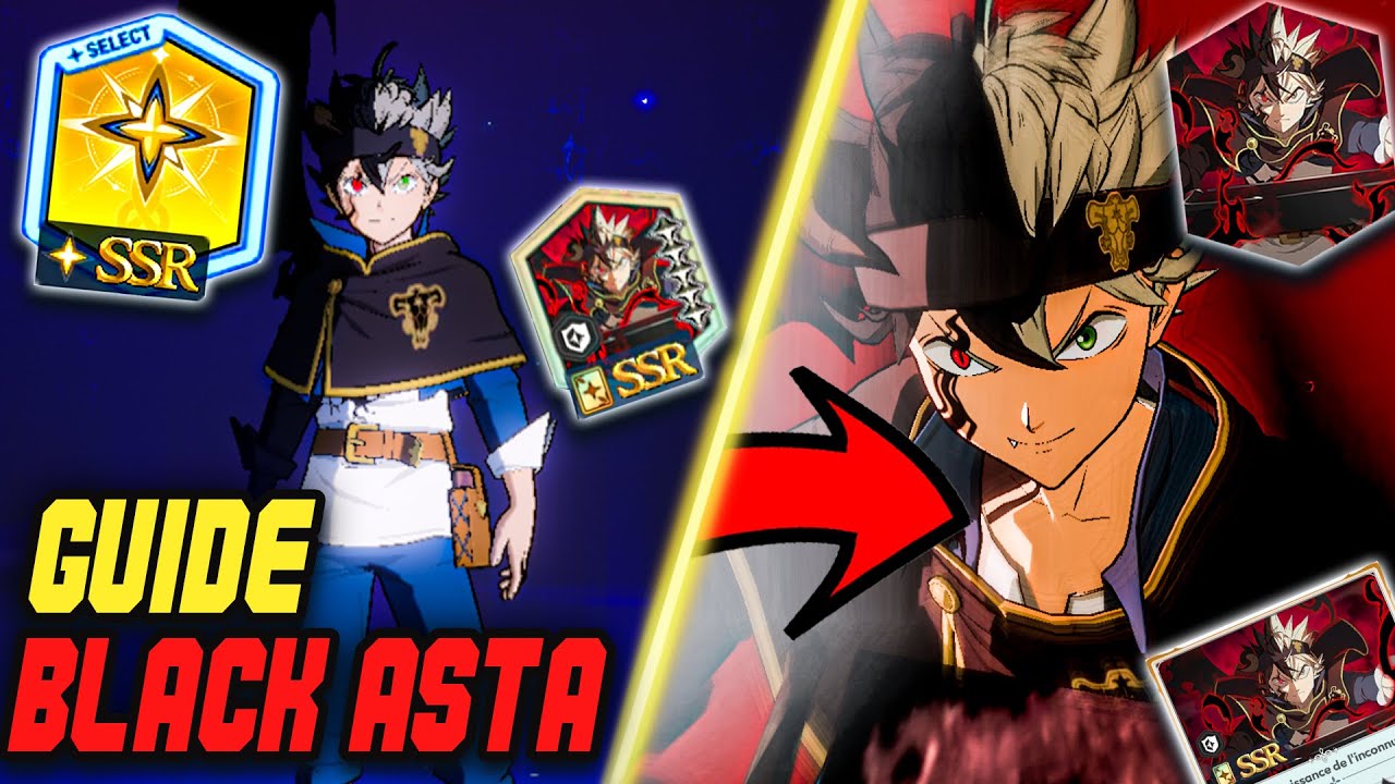 1ER GUIDE BLACK ASTA TOUT PREPARE BLACK CLOVER MOBILE - YouTube