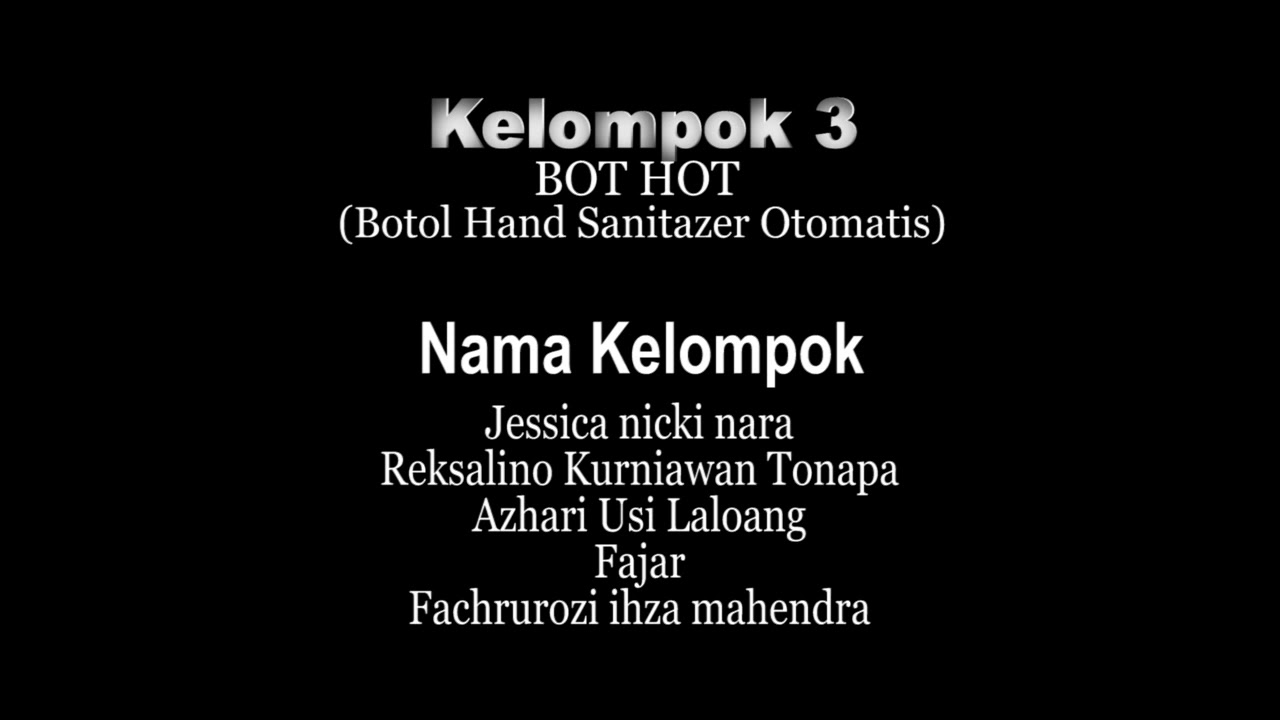 Tugas kelompok 3 entre (BOTHOT) - YouTube
