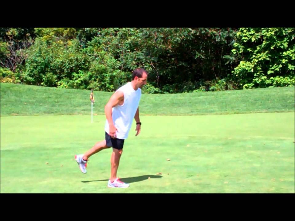 Walking Hamstring Stretch - YouTube
